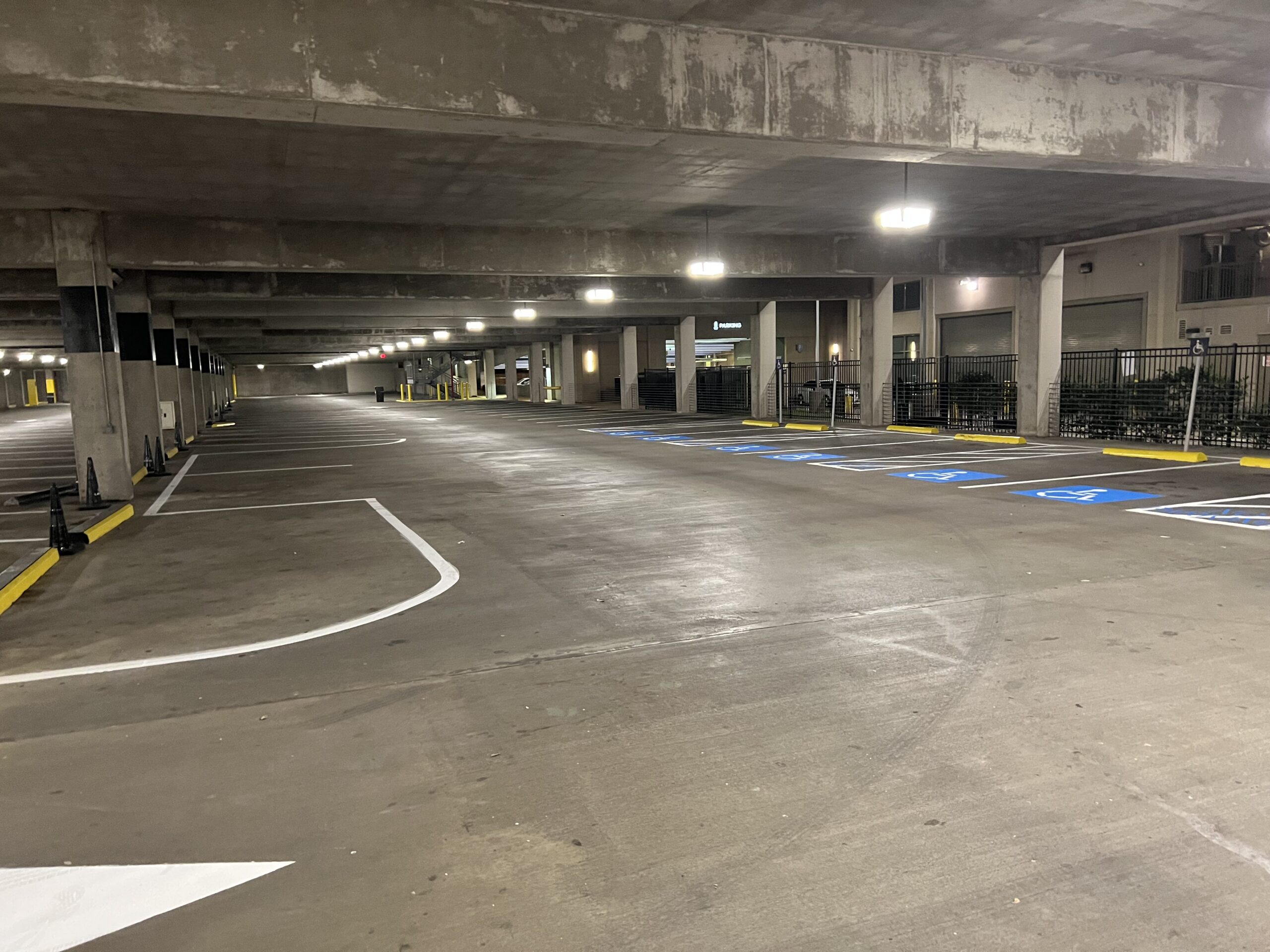 Dallas Lot Striping For Parking Garages - Dallas Tx - Lot Striping